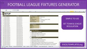 Soccer League Generator and Automatic Standing Table Template ...